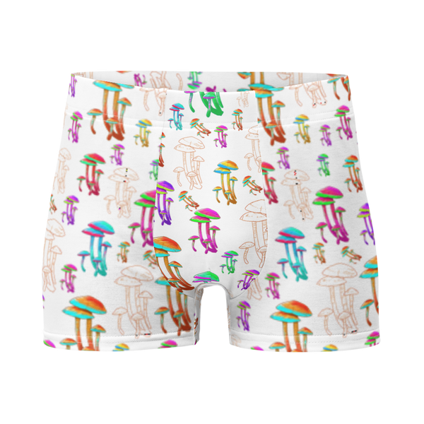 Fungus Among Us (White) Boxer Briefs - Fitting Image Designs